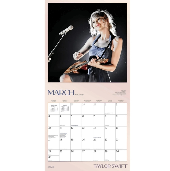 Taylor Swift | Office | Taylor Swift 224 6month Calendar | Poshmark